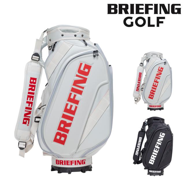 ブリーフィング ゴルフ キャディバッグ メンズ プロシリーズ 9.5型 約6.0kg 5分割 CR-3 #04 カートバッグ ゴルフバッグ レア ブランド ロゴ BRIEFING GOLF BRG253D02