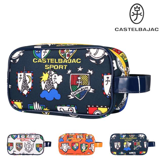 【レビュー投稿で+5％還元】カステルバジャック ゴルフ ポーチ ラウンドポーチ カートポーチ メンズcb-72343-81308 CASTELBAJAC クリスマス_mp