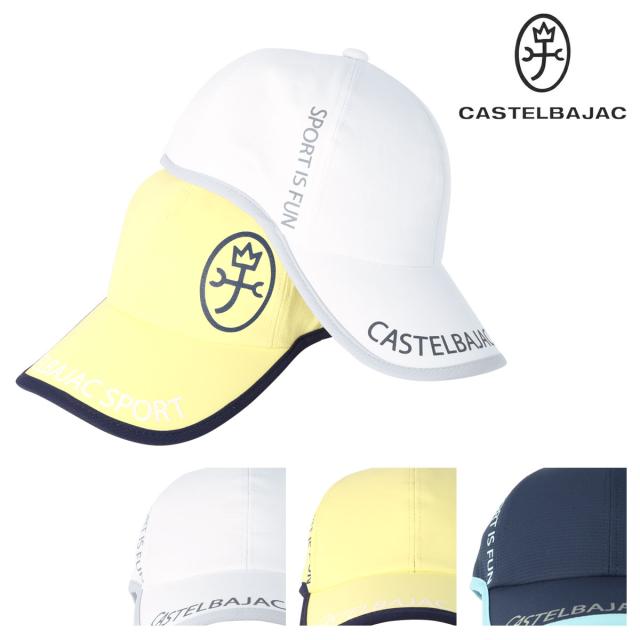 【レビュー投稿で+5％還元】カステルバジャック ゴルフ キャップ 帽子 メンズ 7235191116 CASTELBAJAC SPORT スポーツ 家紋+ロゴプリント入りキャップ クリスマス_mp
