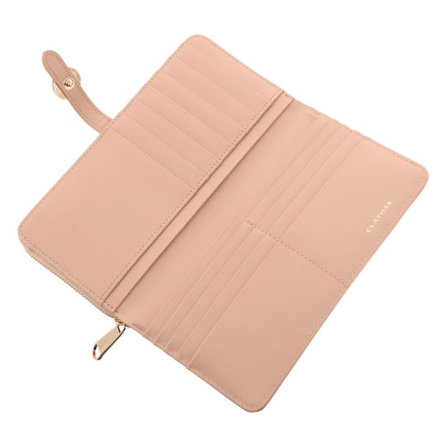 レビュー投稿で+5％還元】クレイサス 長財布 ラウンドファスナー