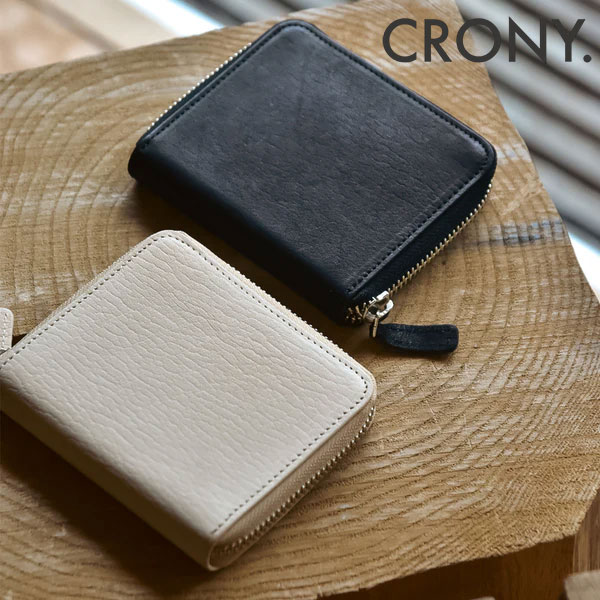 【レビュー投稿で+5％還元】クルニー 財布 ラウンドファスナー ミニウォレット メンズ レディース 日本製 CRNU-02CRONY. 牛革 レザー クリスマス_mp クリスマス_wp