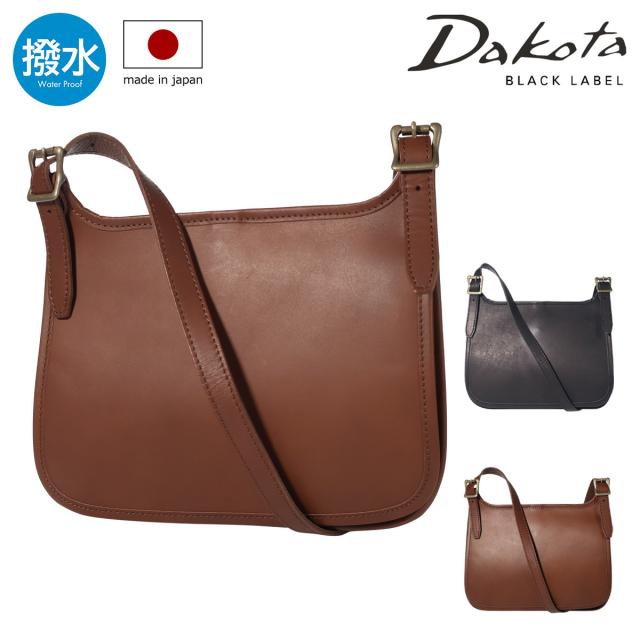 【レビュー投稿で+5％還元】ダコタ ブラックレーベル ショルダーバッグ AM8 メンズ レディース 日本製 1623901 Dakota BLACKLABEL 撥水 牛革 本革 レザー 斜めがけ 軽量 クリスマス_mp クリスマス_wp