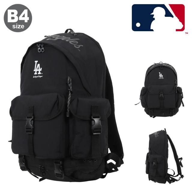 【レビュー投稿で+5％還元】エムエルビー B4 リュック リュックサック バックパック デイパック メンズ レディースLA-MBBK183 MLB イーカム E-COM 通学 野球 ロサンゼルス・ドジャース クリスマス_mp クリスマス_wp