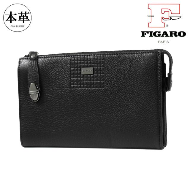【レビュー投稿で+5％還元】フィガロ クラッチバッグ メンズ 36192 アルルII FIGARO レザー 牛革 セカンドバッグ ビジネスバッグ クリスマス_mp