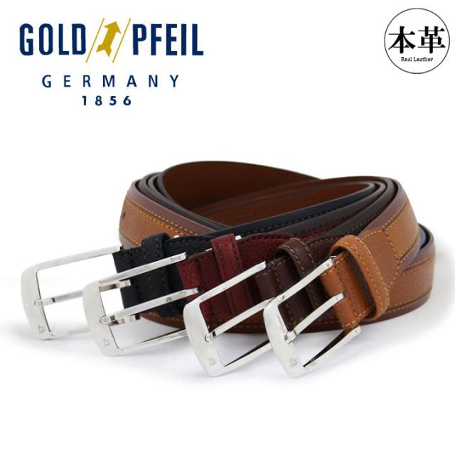 【レビュー投稿で+5％還元】ゴールドファイル ベルト Lサイズ メンズ GB53612 GOLDPFEIL レザー sh_of agesugi_sfa クリスマス_mp