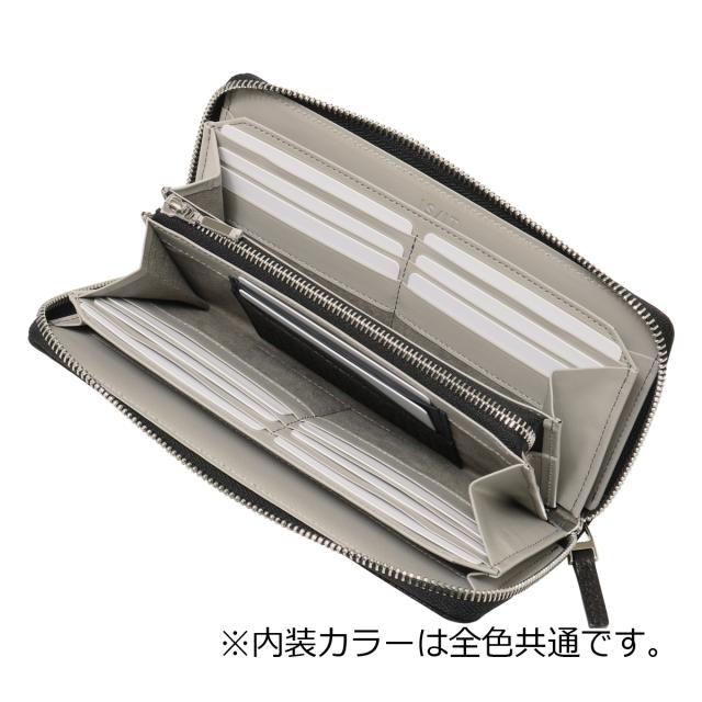 レビュー投稿で+5％還元】イズイット 長財布 ラウンドファスナー サメ