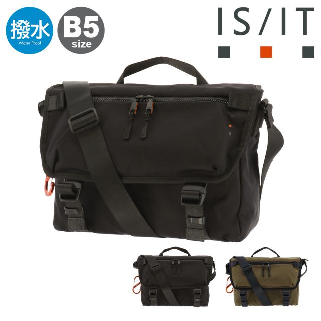 【レビュー投稿で+5％還元】イズイット ショルダーバッグ B5 メンズ レディース ミリスト 943102 IS/IT ISIT |  メッセンジャーバッグ 撥水 軽量 クリスマス_mp クリスマス_wp
