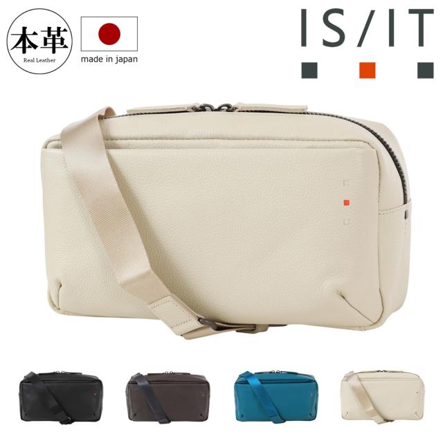 【レビュー投稿で+5％還元】イズイット ショルダーバッグ 肩掛け カジュアル お出掛け 旅行 シンプル メンズ レディース 日本製 960102 トラニオン ISIT IS/IT 牛革 レザー クリスマス_mp クリスマス_wp