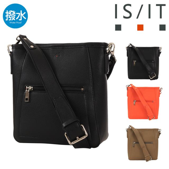 【レビュー投稿で+5％還元】イズイット ショルダーバッグ バッグ 鞄 縦型 斜め掛け メンズ レディース 964121 ライリー ISIT IS/IT 軽量 カジュアル 防水 ソフト クリスマス_mp クリスマス_wp