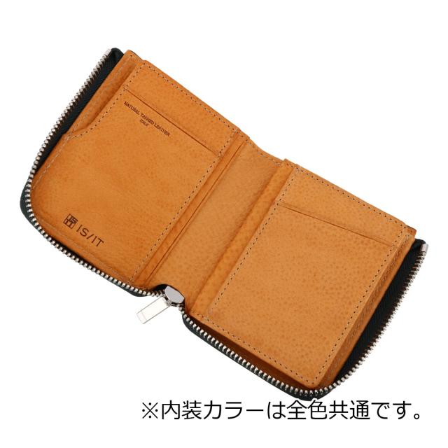 【レビュー投稿で+5％還元】イズイット 財布 二つ折り ミニ財布 L字ファスナー メンズ 974613 ヒッチ IS/IT 牛革  レザー 開運 一粒万倍日 クリスマス_mp レビュー投稿で+5％還元】イズイット 財布 二つ折り ミニ財布 L字
