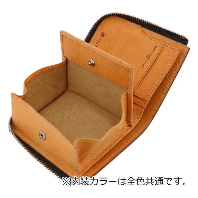 レビュー投稿で+5％還元】イズイット 財布 二つ折り ミニ財布 L字