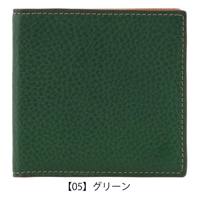 レビュー投稿で+5％還元】イズイット 財布 二つ折り 牛革 ミニ財布 札