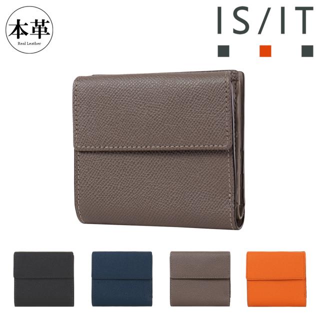 レビュー投稿で+5％還元】イズイット 二つ折り財布 財布 二つ折り