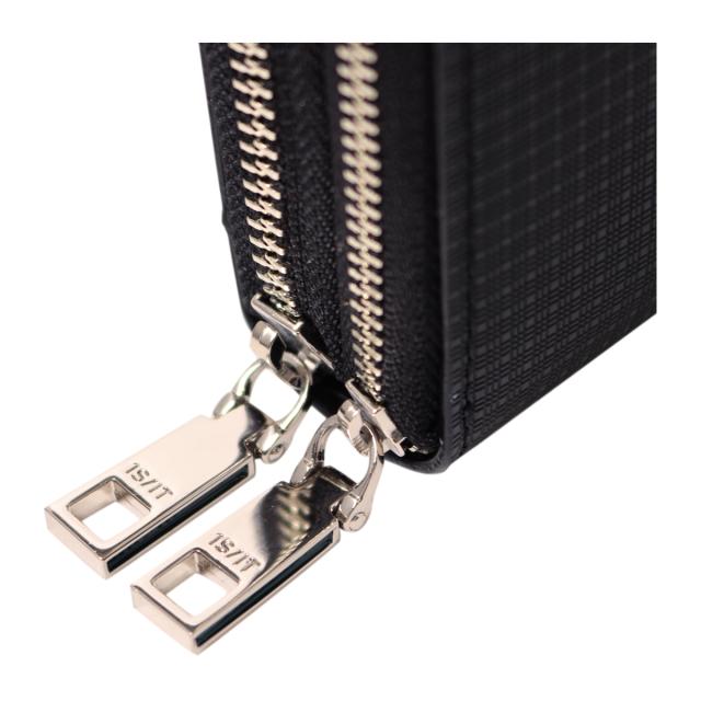 レビュー投稿で+5％還元】イズイット 長財布 ラウンドファスナー