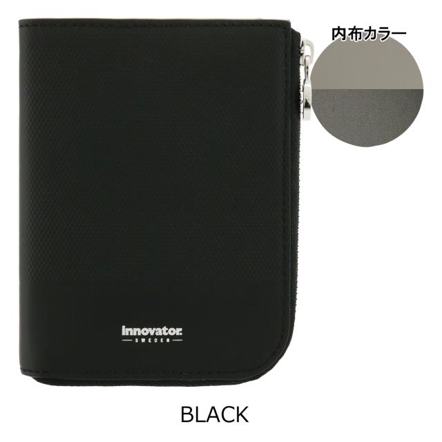 レビュー投稿で+5％還元】イノベーター 財布 ハーフジップ L字