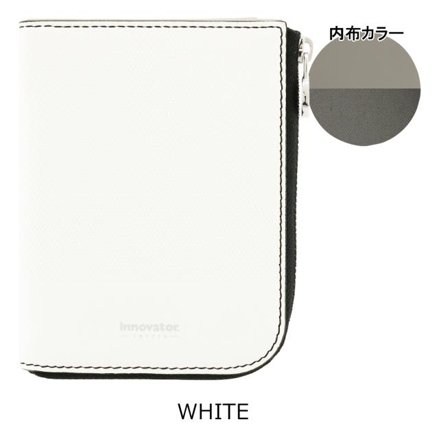 レビュー投稿で+5％還元】イノベーター 財布 ハーフジップ L字
