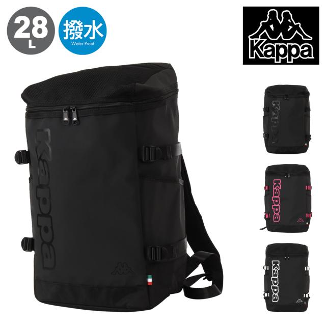 【レビュー投稿で+5％還元】カッパ リュック 28L ボックスタイプ 215-800 メンズ レディース Kappa リュックサック デイパック バックパック スクールリュック スクールバッグ 通学 部活 撥水 大容量 クリスマス_mp クリスマス_wp