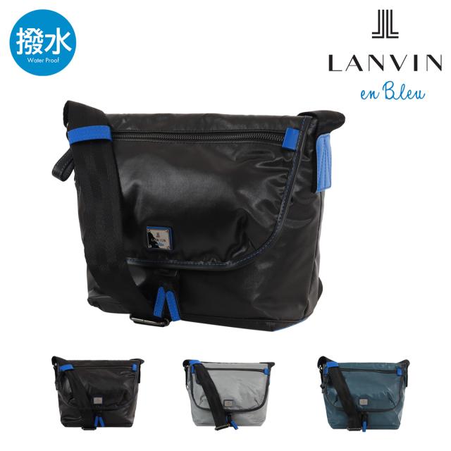 【レビュー投稿で+5％還元】ランバンオンブルー ショルダーバッグ ミニショルダー メッセンジャーバッグ 肩掛け 撥水 カジュアル 小さめ コンパクト 軽量 メンズ 503101 ヘザン LANVIN en Bleu お出掛け 旅行 クリスマス_mp