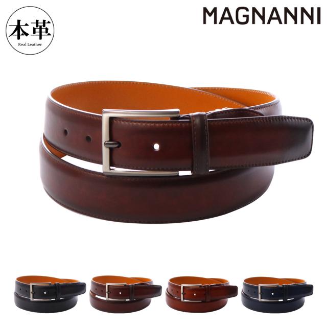 【レビュー投稿で+5％還元】マグナーニ ベルト メンズ MGMB3001 MAGNANNI 本革 牛革 レザー ビジネス カジュアル ギフト プレゼント sh_of agesugi_sfa クリスマス_mp