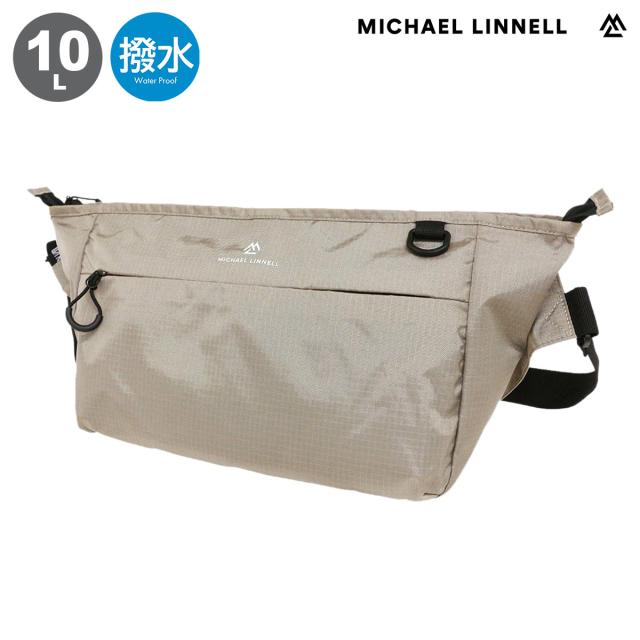 【レビュー投稿で+5％還元】マイケルリンネル ショルダーバッグ メンズMLRT-06 MICHAEL LINNELL 斜め掛け ナイロン 10L 軽量 撥水 通勤 通学 旅行 トラベル アウトドア クリスマス_mp