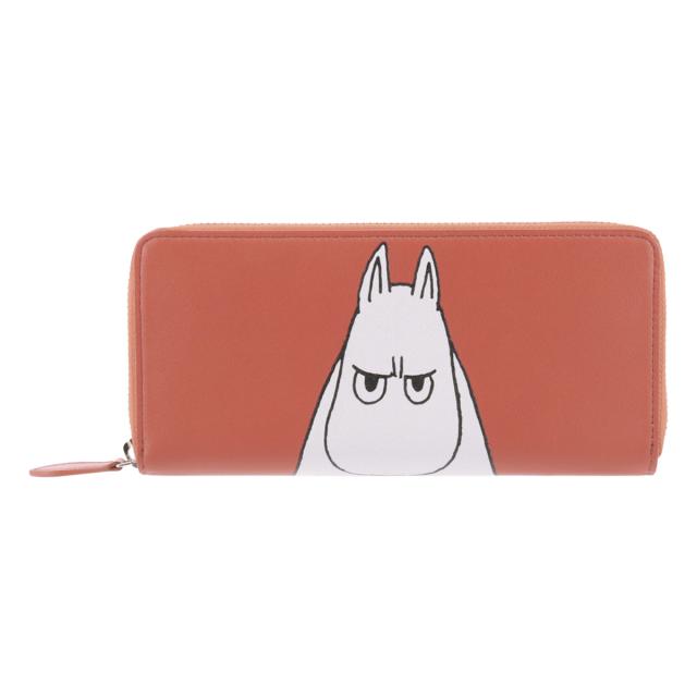 【レビュー投稿で+5％還元】ムーミン 長財布 ラウンドファスナー レディース 30004 Moomin 牛革 本革 レザー カード収納 財布 大容量 軽量 キャラクター クリスマス_mp クリスマス_wp レビュー投稿で+5％還元】ムーミン 長財布 ラウンドファスナー