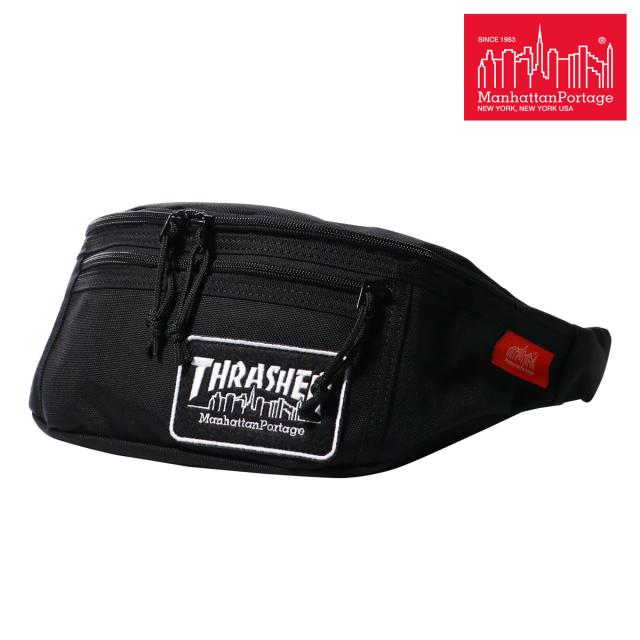【レビュー投稿で+5％還元】マンハッタンポーテージ スラッシャー THRASHER ボディバッグ スケート スケボー ショルダーバッグ ウエストバッグ メンズ レディース MP1101EPTHRASHER Manhattan Portage ウエストポーチ ボディポーチ ワッペン クリスマス_mp クリスマス_wp