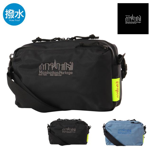 【レビュー投稿で+5％還元】マンハッタンポーテージ ブラックレーベル ショルダーバッグ サコッシュ メンズ レディース MP1404L2-420DWP Manhattan Portage BLACK LABEL 防水 500mlペットボトル収納可能 軽量 スポーツ フェス クリスマス_mp クリスマス_wp