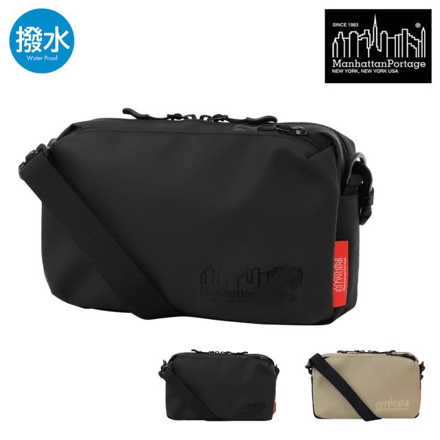 【レビュー投稿で+5％還元】マンハッタンポーテージ ブラックレーベル ショルダーバッグ サコッシュ メンズ レディース MP1404L2VGL6 Manhattan Portage BLACK LABEL 防水 A5 500mlペットボトル収納可能 軽量 肩掛け