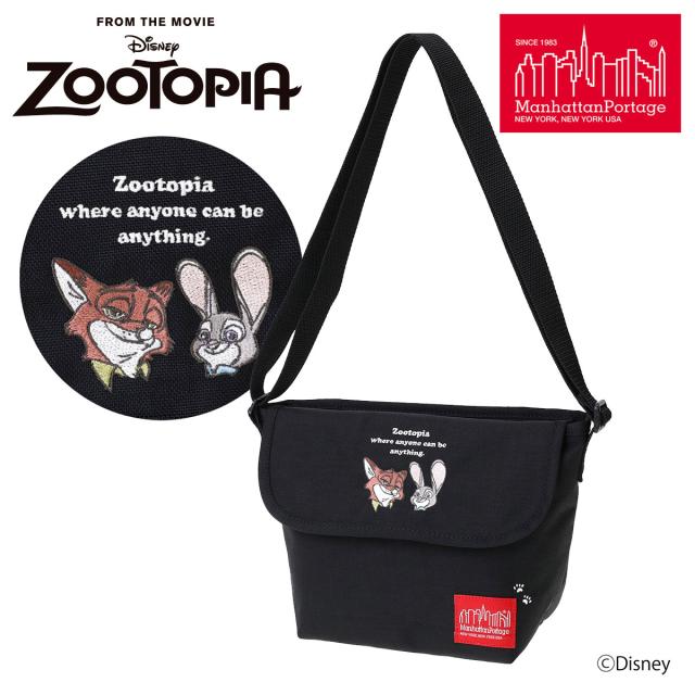 ズートピア マンハッタンポーテージ ショルダーバッグ メンズ レディース ZOOTOPIA MP1603BPDMGNTZTP manhattanportage ニック ジュディ 軽量 斜め掛け