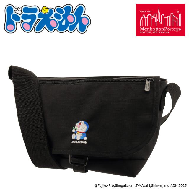 【レビュー投稿で+5％還元】マンハッタンポーテージ ドラえもん ショルダーバッグ メッセンジャーバッグ 斜め掛け 肩掛け 横型 メンズ レディース MP1605JRFZPDORA25 Manhattan Portage 男女兼用 おしゃれ かわいい クリスマス_mp クリスマス_wp