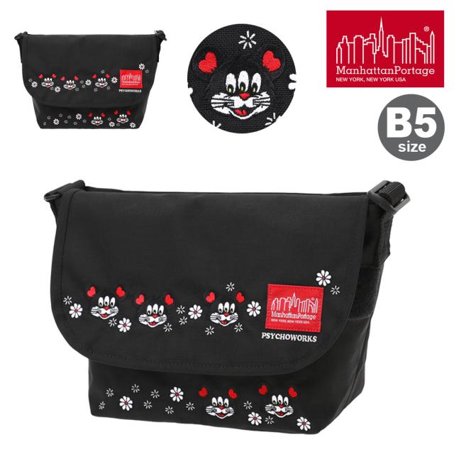 【レビュー投稿で+5％還元】マンハッタンポーテージ コラボ メッセンジャーバッグ キャラクター KOUSUKE SHIMIZU メンズ レディース MP1605JRKOSK 限定コレクション B5 肩掛け 斜めがけ アート 軽量 クリスマス_mp クリスマス_wp