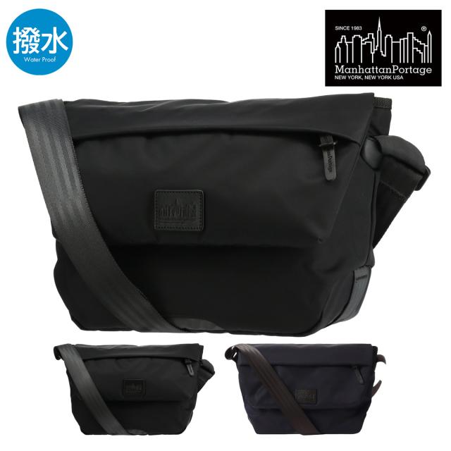 【レビュー投稿で+5％還元】マンハッタンポーテージ ブラックレーベル ショルダーバッグ メッセンジャーバッグ 横型 メンズ レディース MP1616TWLBL Manhattan Portage BLACK LABEL シンプル コンパクト 撥水 クリスマス_mp クリスマス_wp