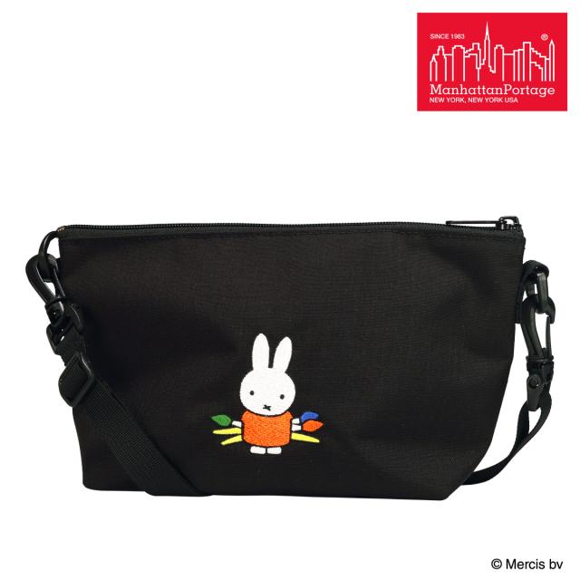 【レビュー投稿で+5％還元】マンハッタンポーテージ ミッフィー miffy ショルダーバッグ ミニショルダー ポーチ 肩掛け 横型 お出掛け 旅行 小さめ コンパクト メンズ レディース MP6020MF70 Manhattan Portage カジュアル うさぎ ウサギ クリスマス_mp クリスマス_wp
