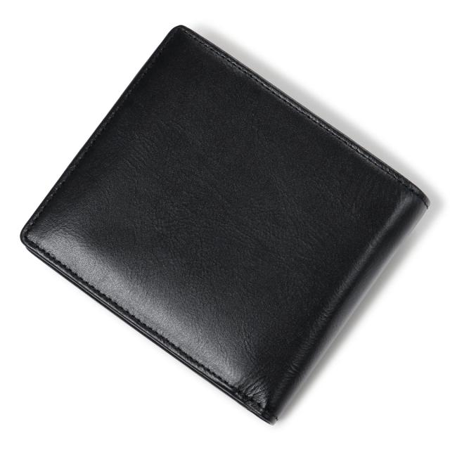 レビュー投稿で+5％還元】ミラショーン 二つ折り財布 本革 シャドウ