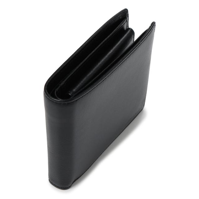 レビュー投稿で+5％還元】ミラショーン 二つ折り財布 本革 シャドウ