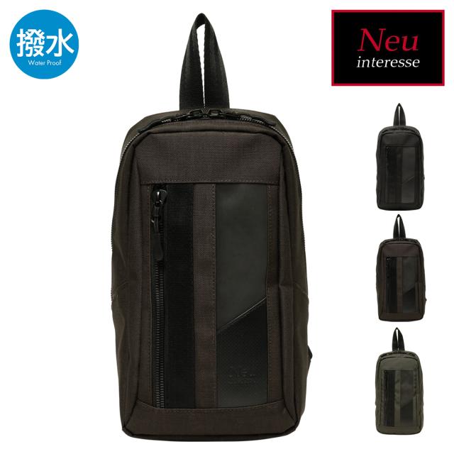 【レビュー投稿で+5％還元】ノイインテレッセ ボディバッグ ショルダーバッグ メンズ 3524 Geheimnis ゲハイムニス Neu interesse 撥水 旅行 sh_of agesugi_sfa クリスマス_mp