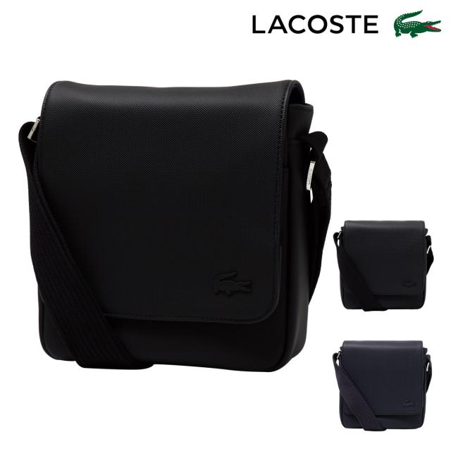 【レビュー投稿で+5％還元】ラコステ ショルダーバッグ メンズ レディース MENS CLASSIC NH4423HC LACOSTE スリムフラップサッチェルバッグ クリスマス_mp クリスマス_wp