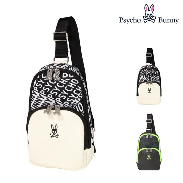 サイコバニー ゴルフ ボディバック FLAGSHIP メンズ レディースPBMG5FB6 Psycho Bunny ワンショルダー 軽量 アウトドア