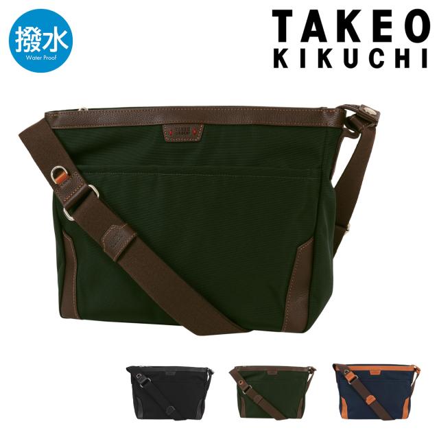 【レビュー投稿で+5％還元】タケオキクチ ショルダーバッグ 横型 撥水 カジュアル 通勤 メンズ 715112 マーカス TAKEO KIKUCHI クリスマス_mp
