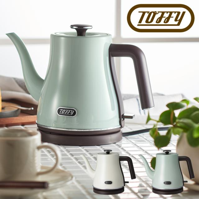 【レビュー投稿で+5％還元】トフィー 電気ケトル 0.8L K-KT4 Toffy｜エレクトリックケトル 800ml 電気ポット コンパクト 一人暮らし キッチン家電 調理器具 シンプル ...