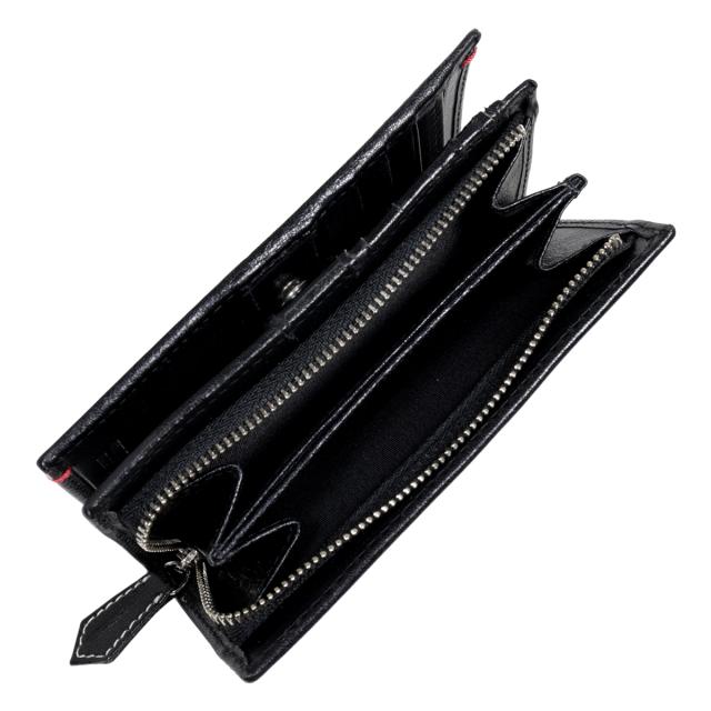 レビュー投稿で+5％還元】ザ・ショップ・ティーケー 二つ折り財布 本革