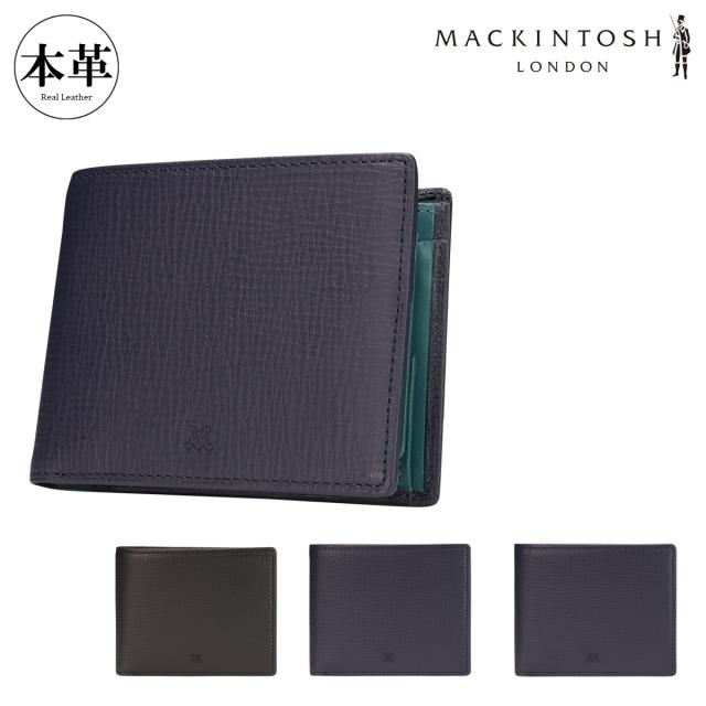 【レビュー投稿で+5％還元】マッキントッシュロンドン 二つ折り財布 メンズ 6060088 ＥＭ エム  MACKINTOSH LONDON 牛革 本革 レザー クリスマス_mp