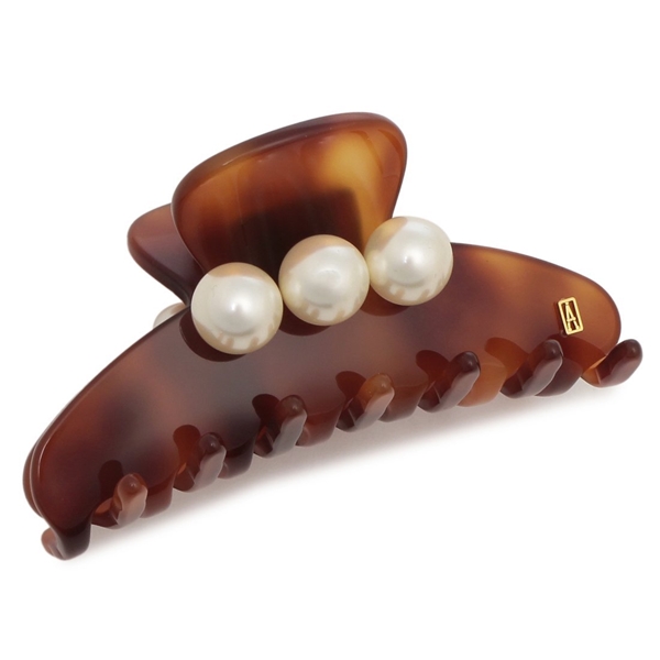 アレクサンドルドゥパリ ヘアクリップ タイムレス Mサイズ ブラウン レディース ALEXANDRE DE PARIS ACCM1692004 E