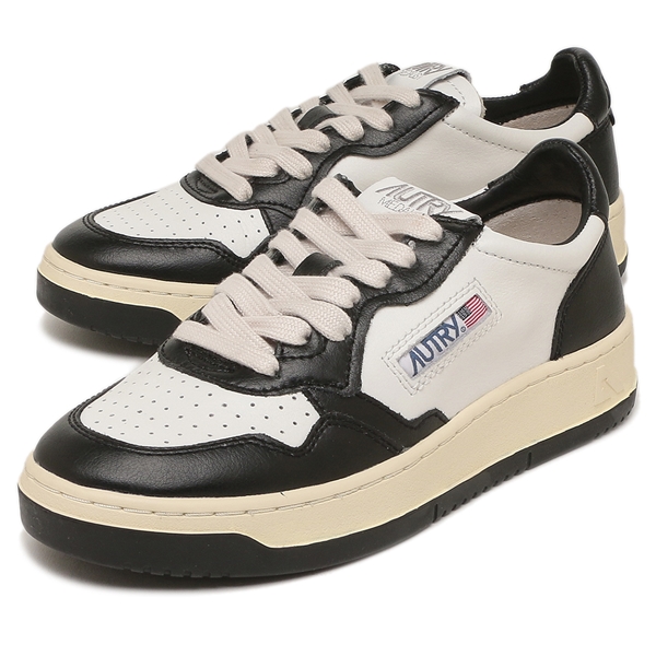 オートリー スニーカー メダリスト ブラック ホワイト レディース AUTRY AULW WB01