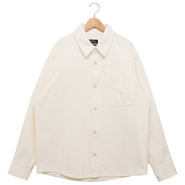 アーペーセー シャツ ブラウス オーバーシャツ ホワイト メンズ APC H02918 COFCN AAC