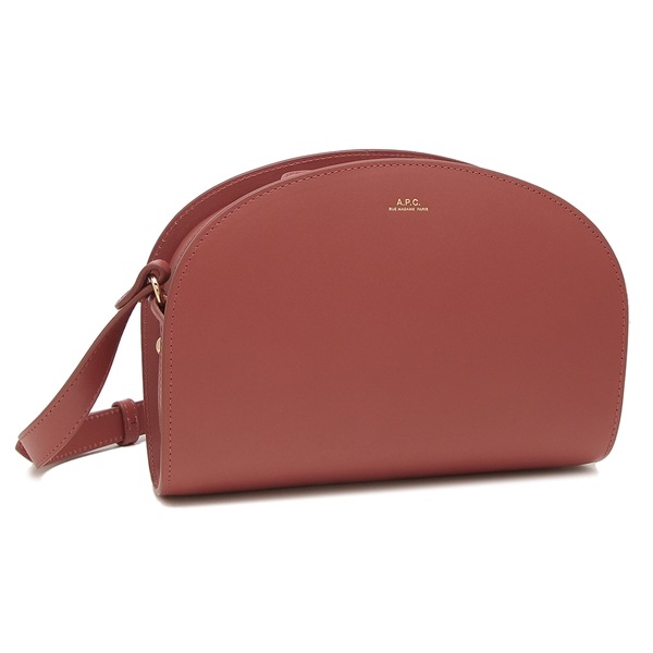 アーペーセー ショルダーバッグ ハーフムーン レッド レディース APC F61048 PXAWV GAP