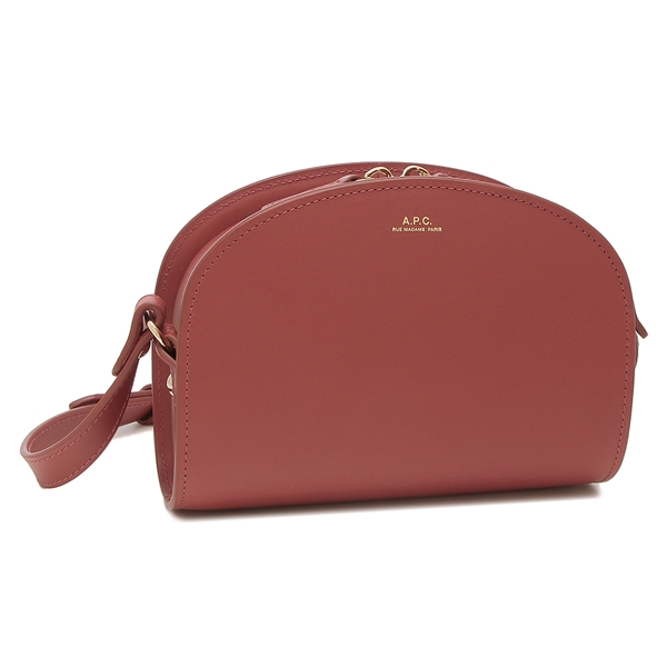 アーペーセー ショルダーバッグ ハーフムーン ミニバッグ レッド レディース APC F61392 PXAWV GAP