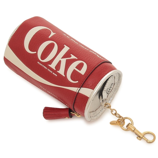 アニヤハインドマーチ キーホルダー バッグチャーム パース レッド メンズ レディース ユニセックス ANYA HINDMARCH 5050925179546