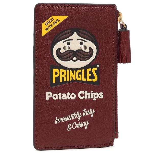 アニヤハインドマーチ フラグメントケース ケース プリングルス カードケース レッド ユニセックス ANYA HINDMARCH 5050925201032