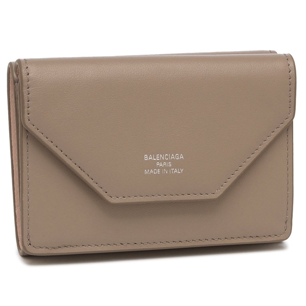 バレンシアガ 三つ折り財布 エンベロープ ミニ財布 ベージュ レディース BALENCIAGA 7367302 AABX 2965